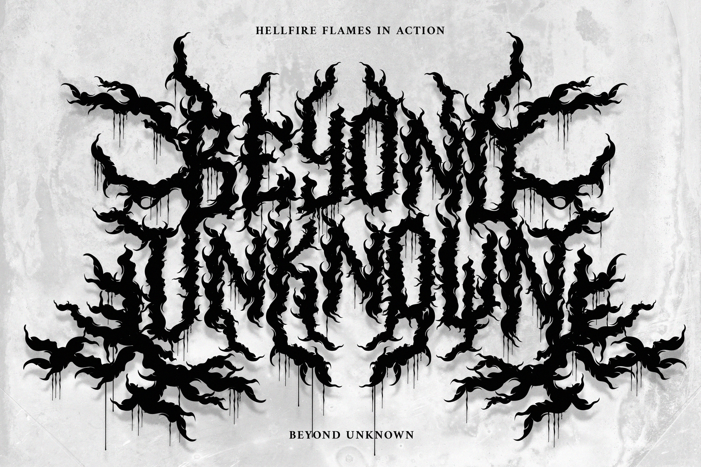 Hellfire Flames | Death Metal Font, Fonts | GraphicRiver